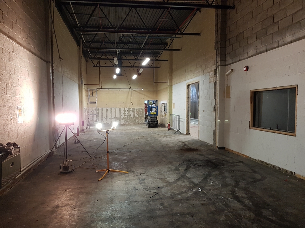 Lab construction progress in pictures - Kinetic Labs